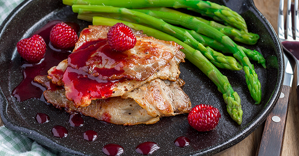 Roast Pork with Raspberry Jam Sauce - Recipe | Folláin